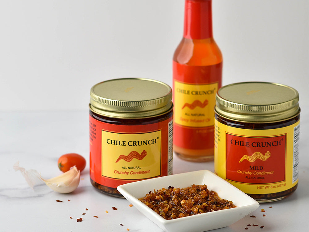 Chile Crunch, our story. Try the best condiment ever!