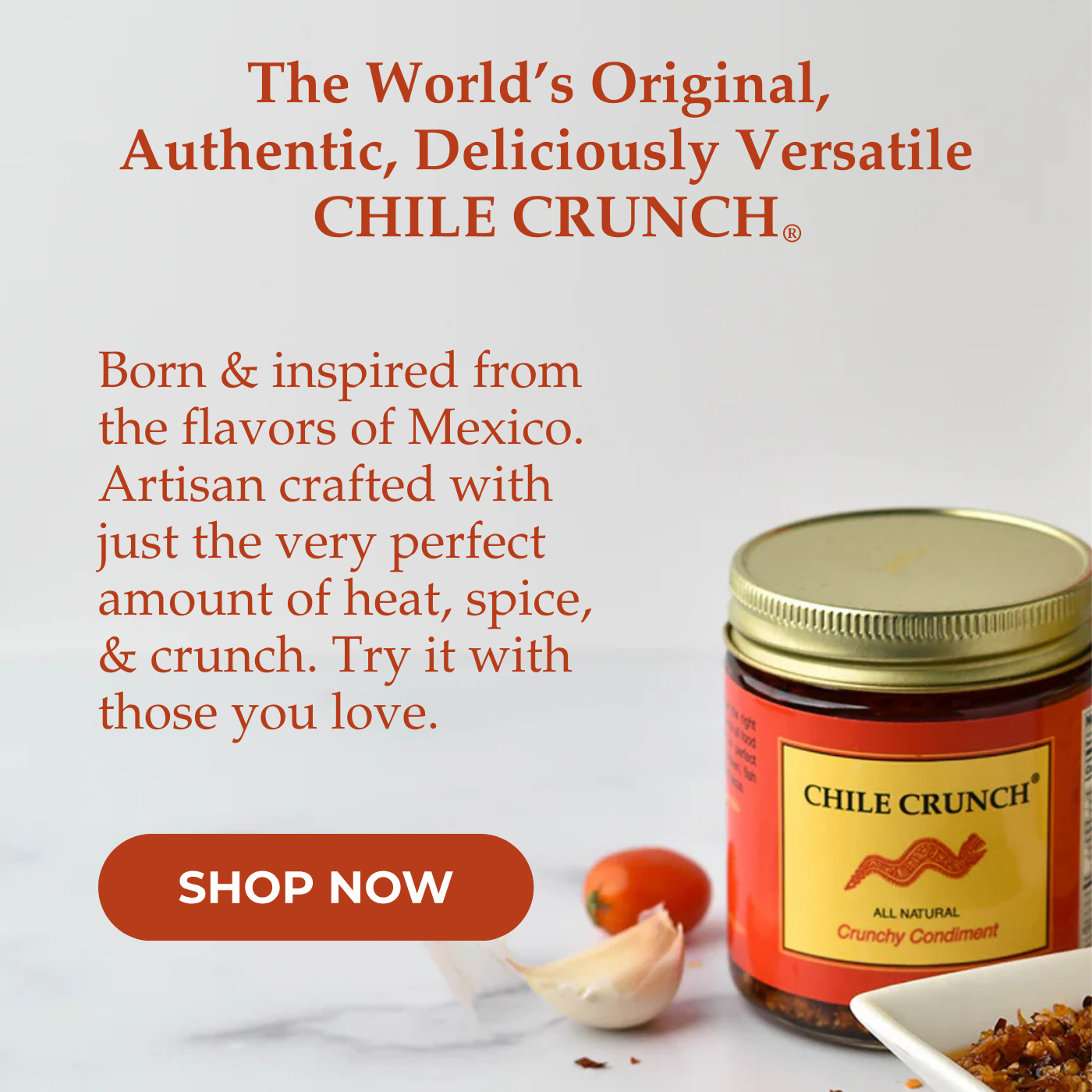 Chile Crunch - The Original Authentic Crunch